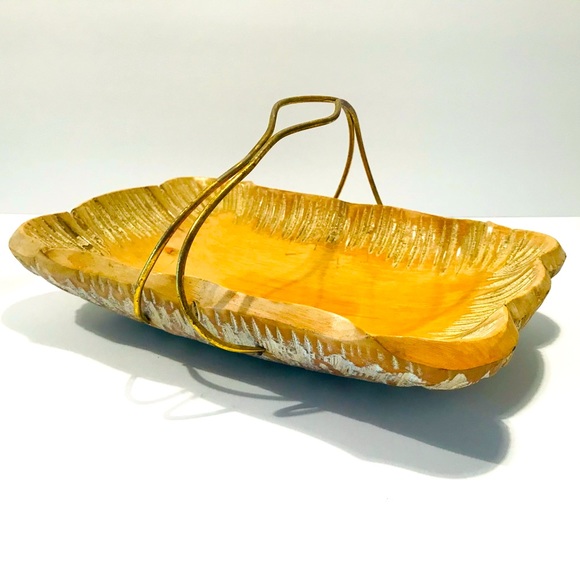 Macabo | Accents | Vintage Macabo Cusano Aldo Turo Carved Wood Serving ...